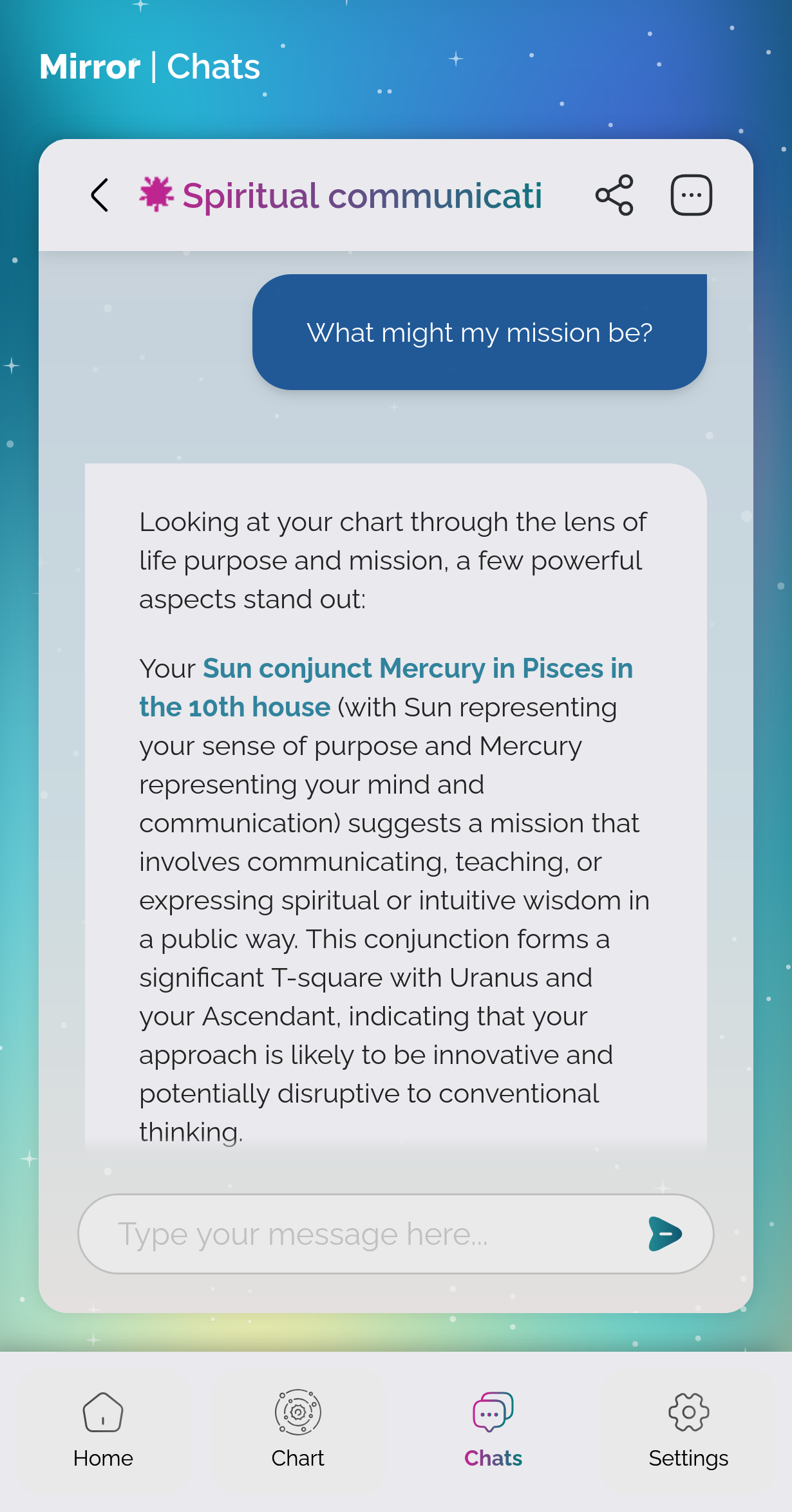Mirror Astrology